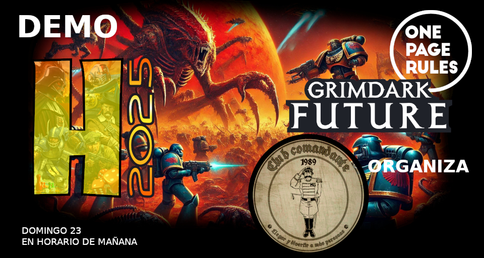 Demo OPR Grimdark Future – Hispania Wargames